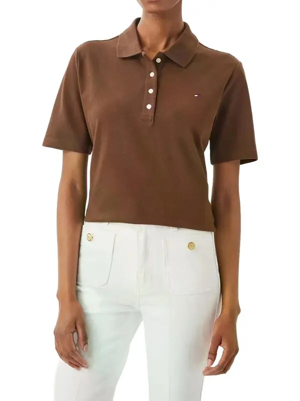 Tommy Hilfiger 1985 Pique Polo - Brown