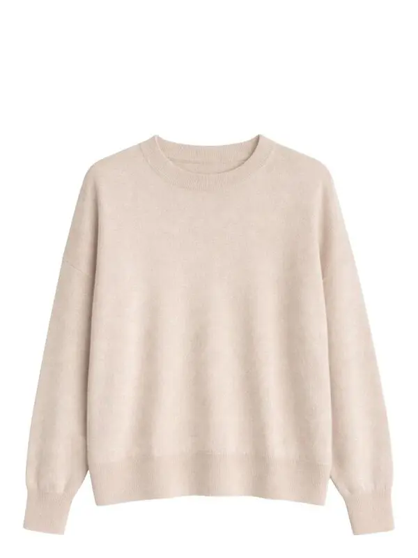 Jenni Kayne Cashmere Marina Crewneck Top - Tan