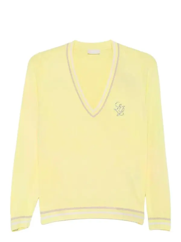 Liu Jo V-neck Sweater - Yellow