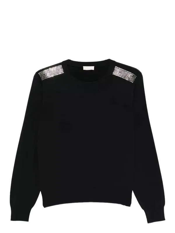 Liu Jo Crystal-embellished Sweater - Black