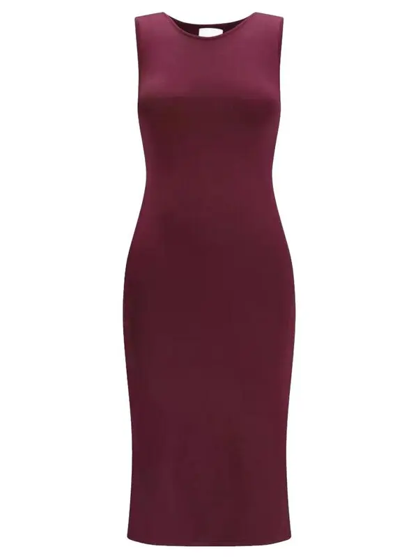 SA SU PHI Venus Sleeveless Midi Dress - Red