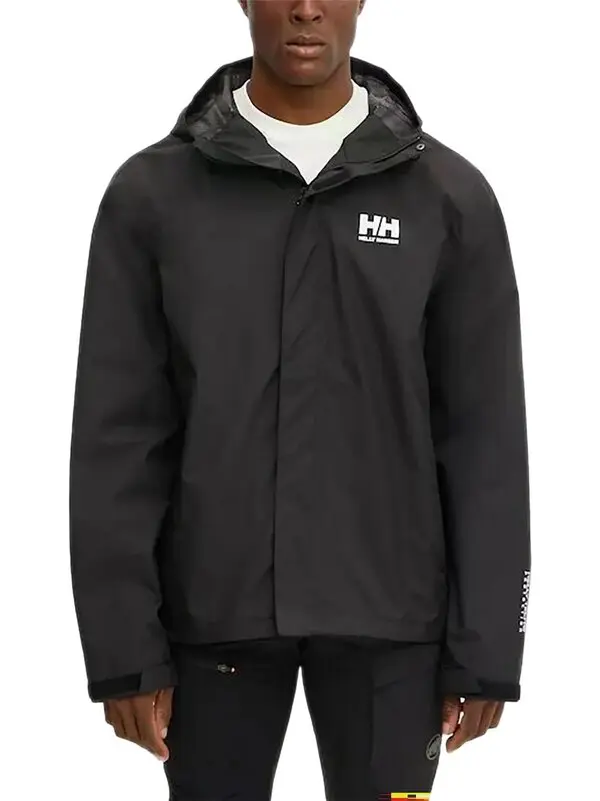 Helly Hansen Hooded Zip-up Jacket - Black
