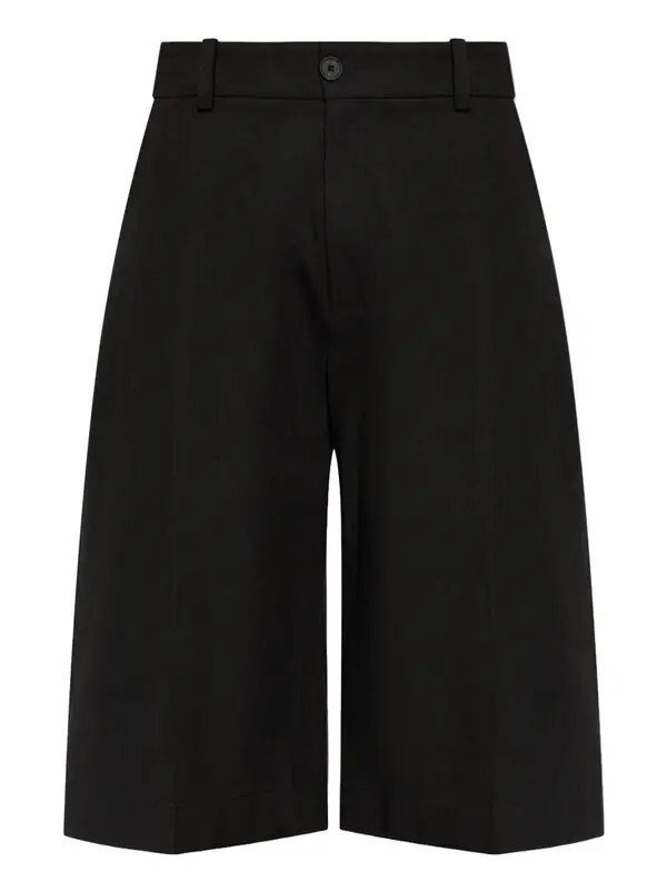 Studio Nicholson Fowld Bermuda Shorts - Black