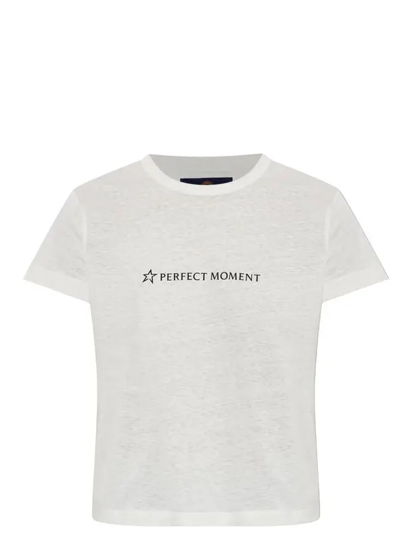 Perfect Moment Printed Logo T-shirt - White