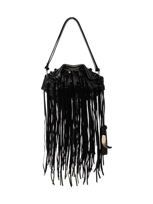 Alexander McQueen Manta’ Shoulder Bag - Black