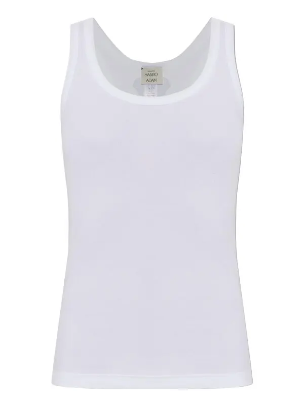 Hanro X Adam Ribbed Knit Tank Top - White