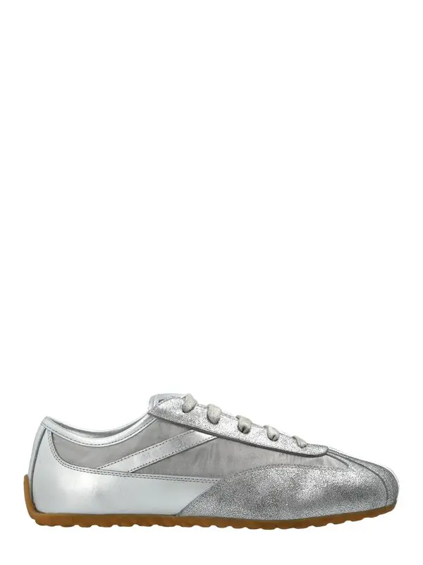 Alexander McQueen Boxe’ Low-top Sneakers - Silver
