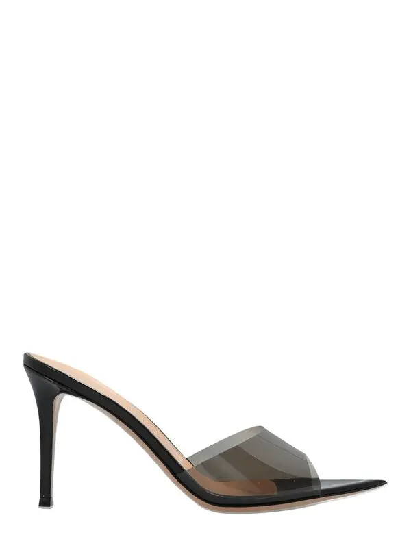 GIANVITO ROSSI Elle 85 Heeled Mules - Black