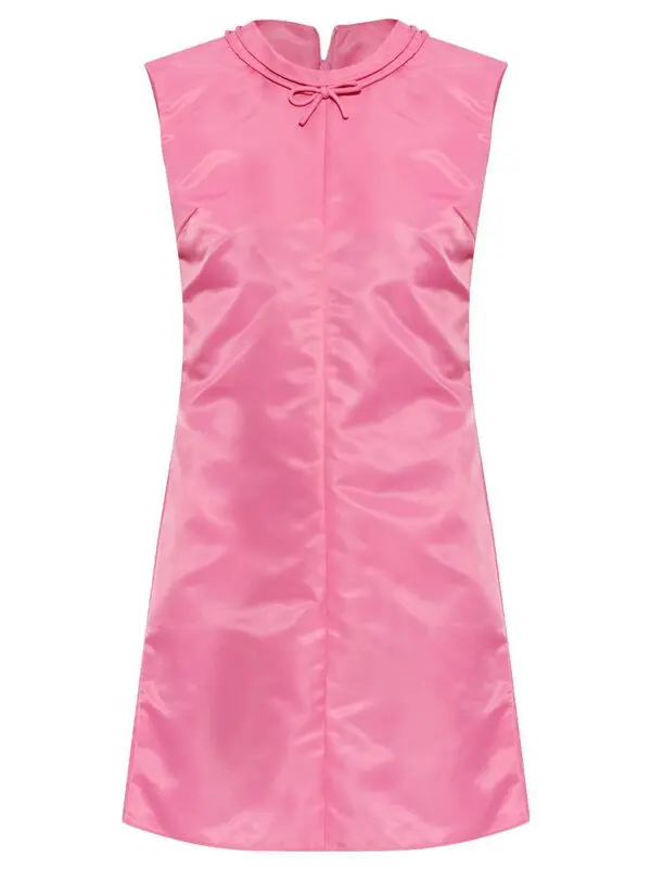 MAISON MARGIELA Dress With Decorative Bow - Pink