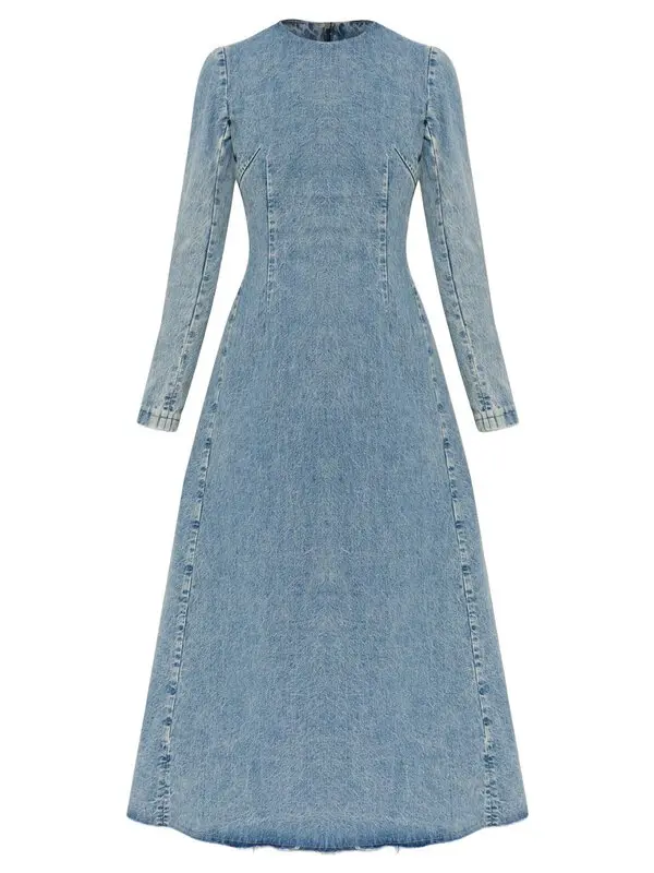 MAISON MARGIELA Midi-length Denim Dress - Blue