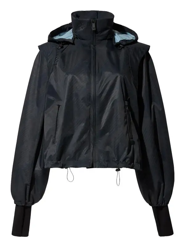 Perfect Moment Lightweight Hooded Jacket - Black