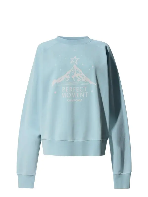 Perfect Moment Vintage-effect Sweatshirt - Blue