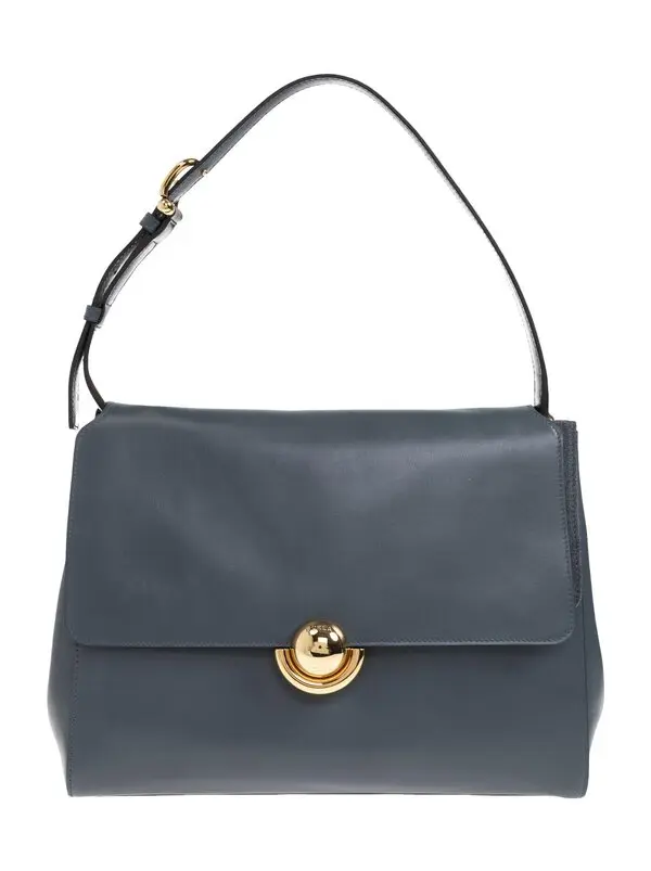 Furla Domus Medium Shoulder Bag - Navy Blue