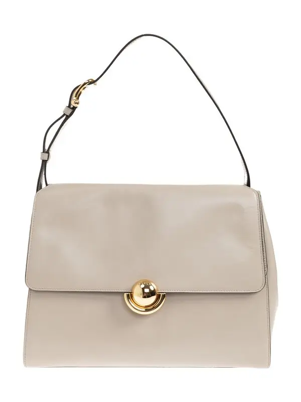 Furla Domus Medium Shoulder Bag - Grey