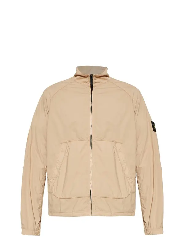 Stone Island Stand-up Collar Sweatshirt - Beige