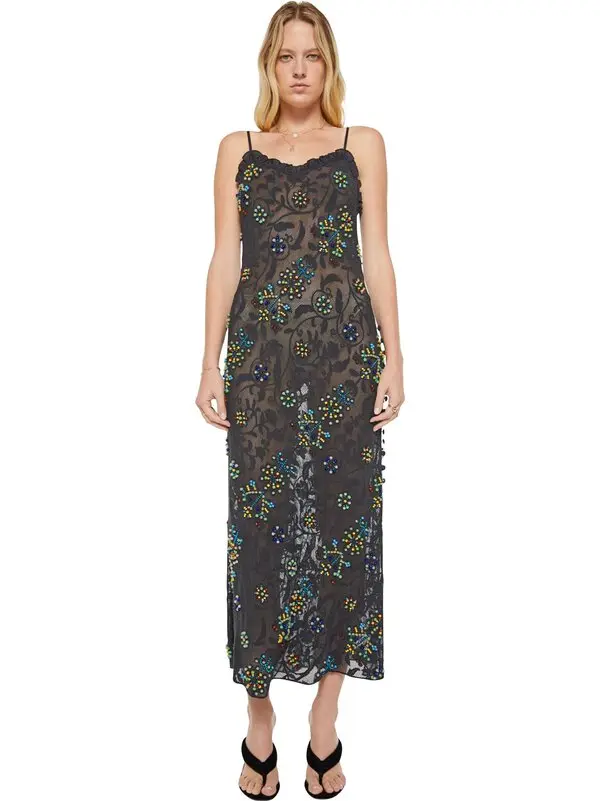 Alix Of Bohemia Athens Slip Dress - Black
