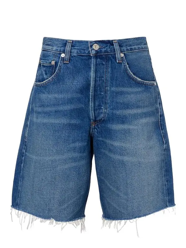 Citizens Of Humanity Ayla Denim Bermuda Shorts - Blue