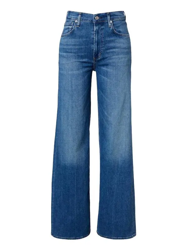 Citizens Of Humanity Lyra Wide-leg Jeans In Soft - Blue