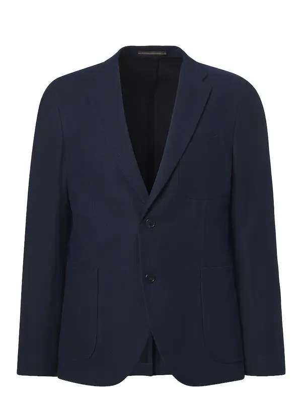 Incotex Cotton Blazer - Blue