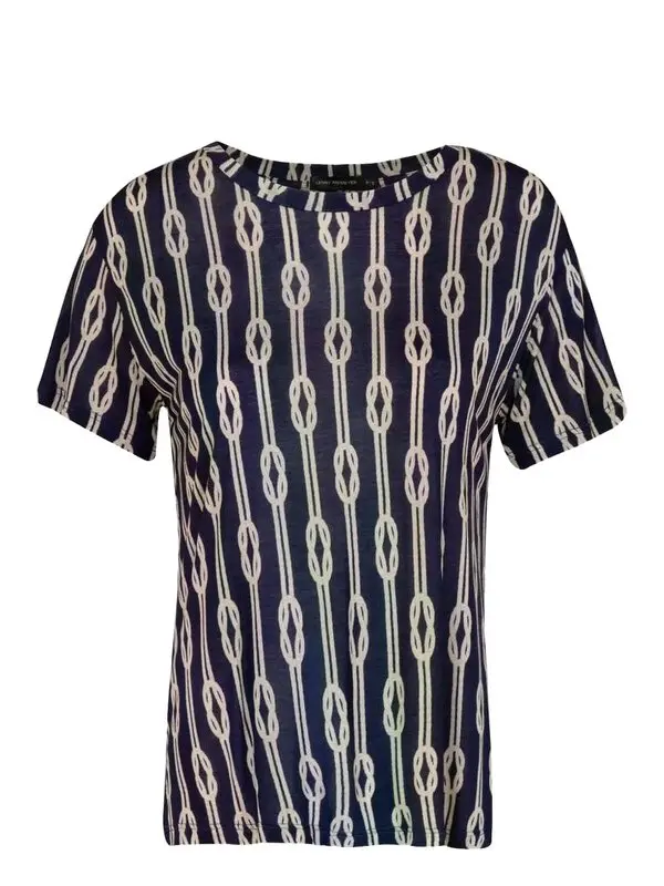 LENNY NIEMEYER Patterned T-shirt - Blue