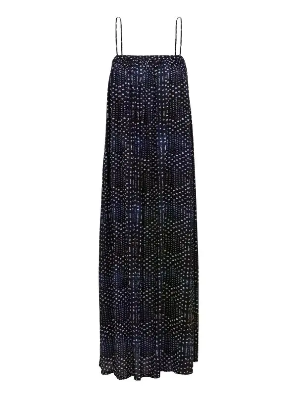 LENNY NIEMEYER Straight-neck Printed Dress - Blue
