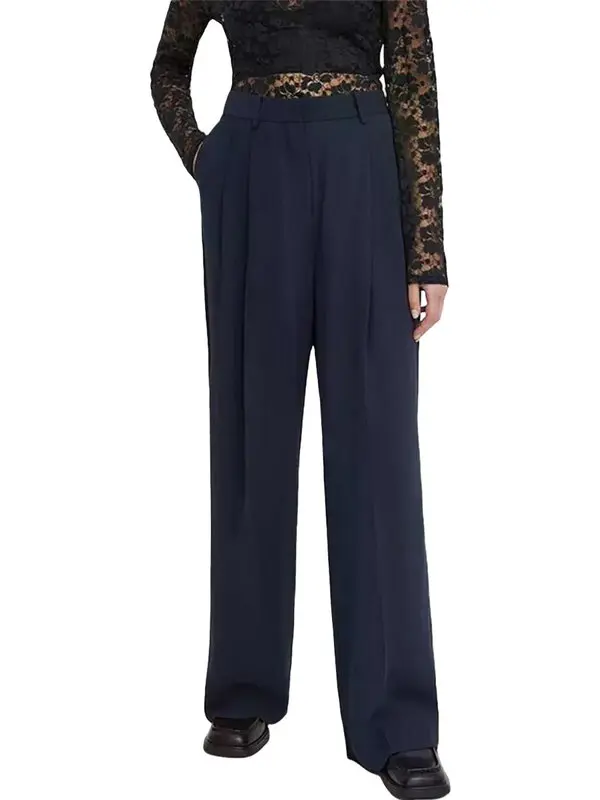 Day Birger Et Mikkelsen Pleated Trousers - Blue