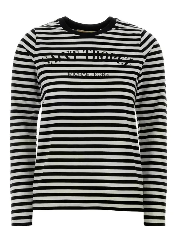 Michael Kors Striped Long-sleeve T-shirt - White