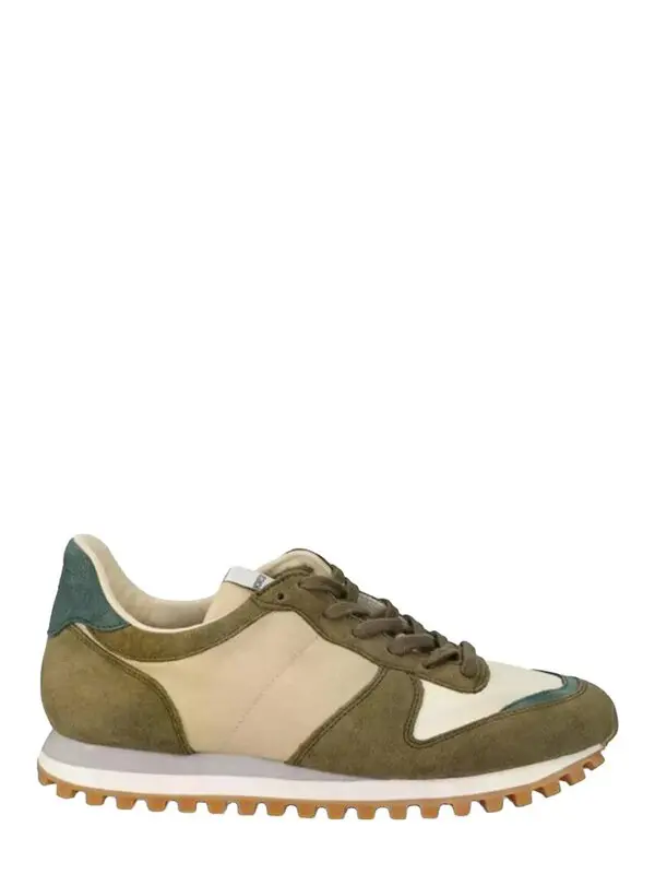 Novesta Panelled Lace-up Sneakers - Green
