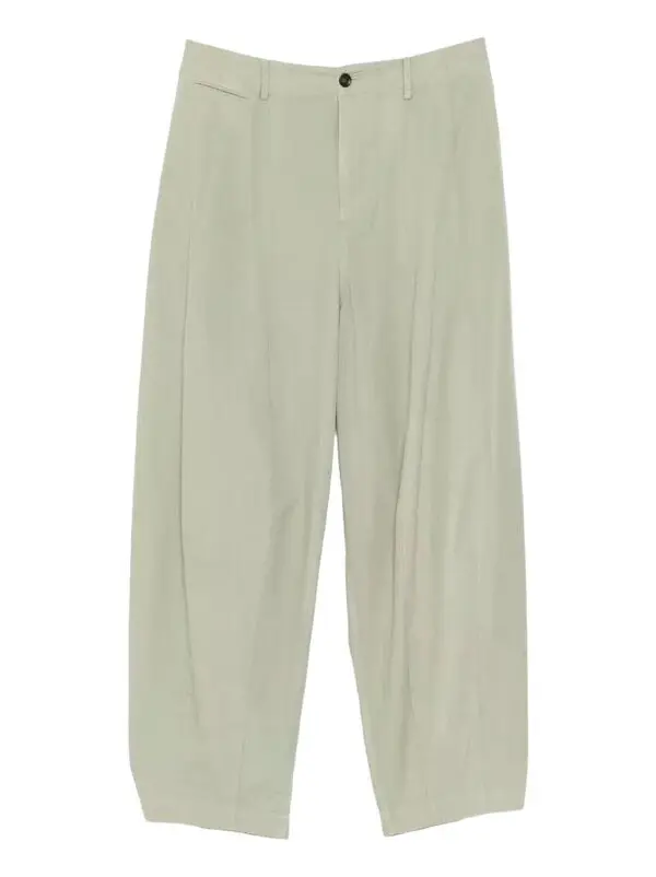 CROQUIS Wide-leg Trousers - Green