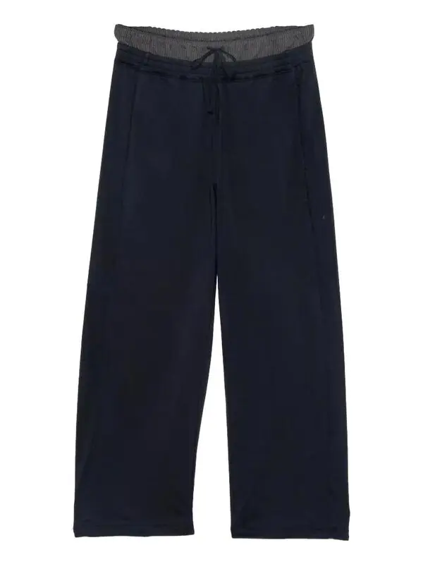 JNBY Contrast-panel Trousers - Blue