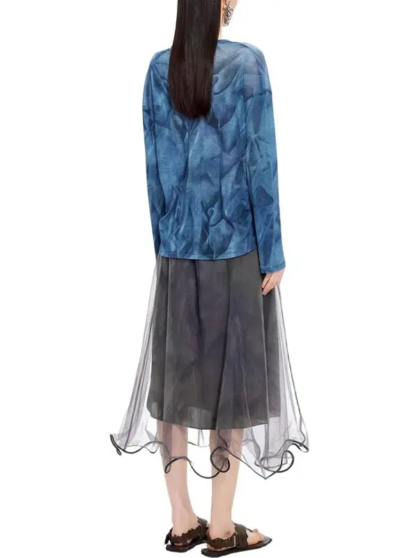JNBY Layered Midi Skirt - Grey