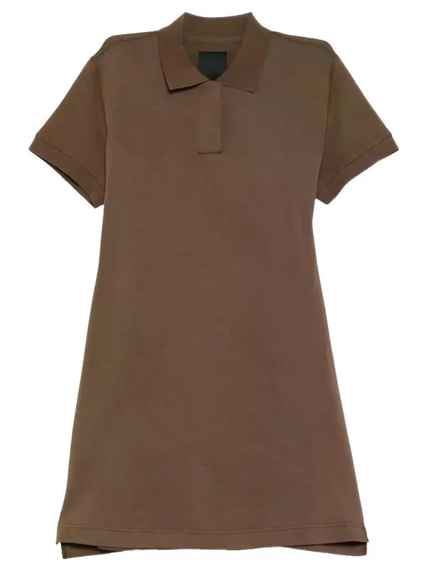 JNBY Polo-collar Mini Dress - Brown