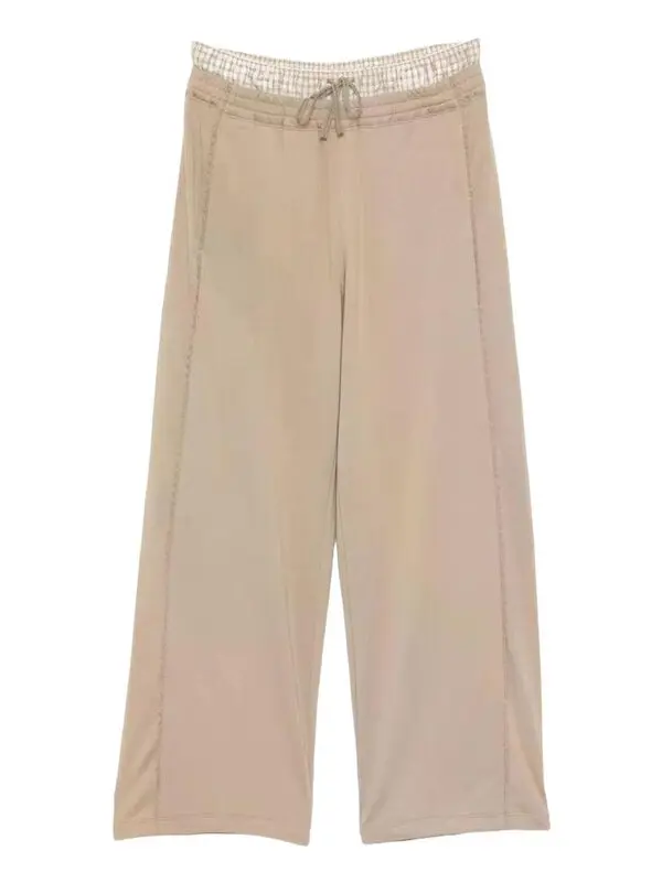 JNBY Plaid-waistband Trousers - Neutrals
