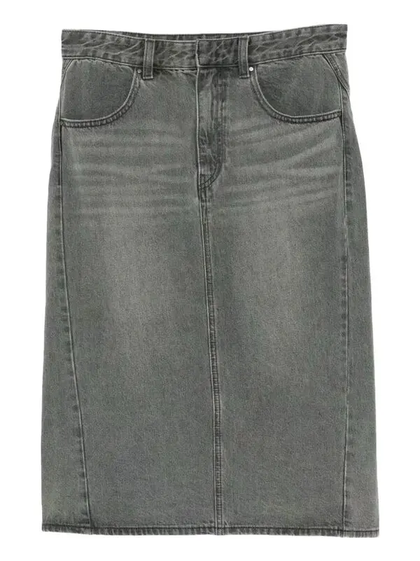 JNBY Denim Midi Skirt - Grey