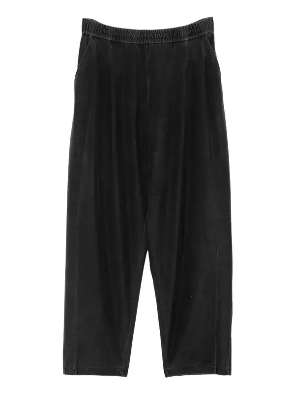 CROQUIS Comfort-fit Carrot Trousers - Black