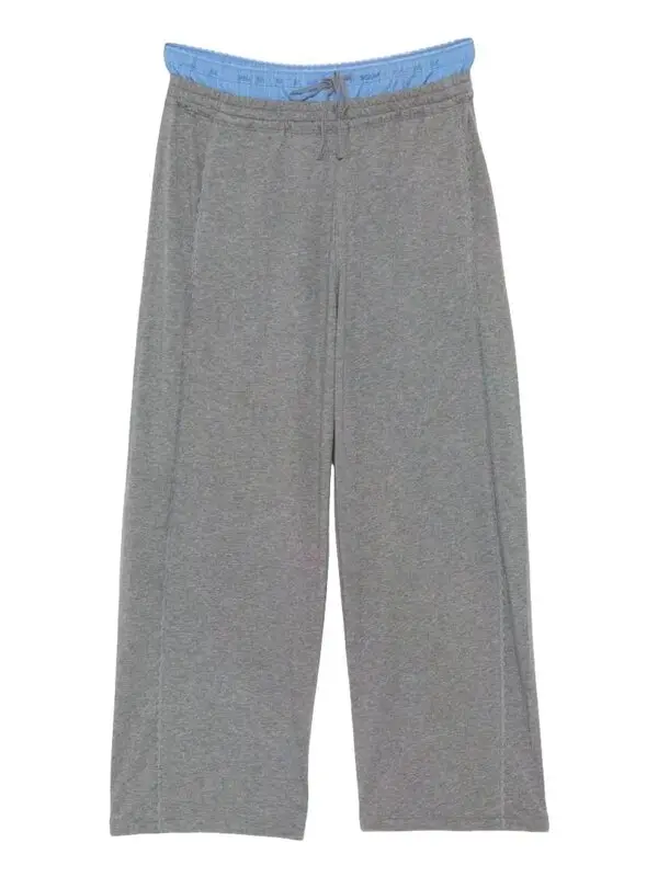 JNBY Contrast-waistband Trousers - Grey