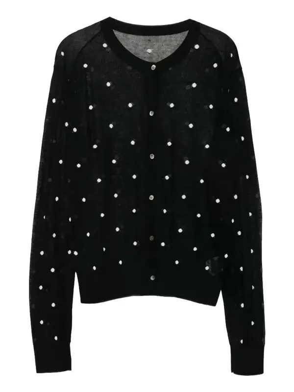 JNBY Polka-dot Cardigan - Black
