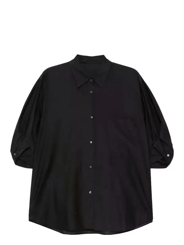 JNBY Drapey Pleated Shirt - Black