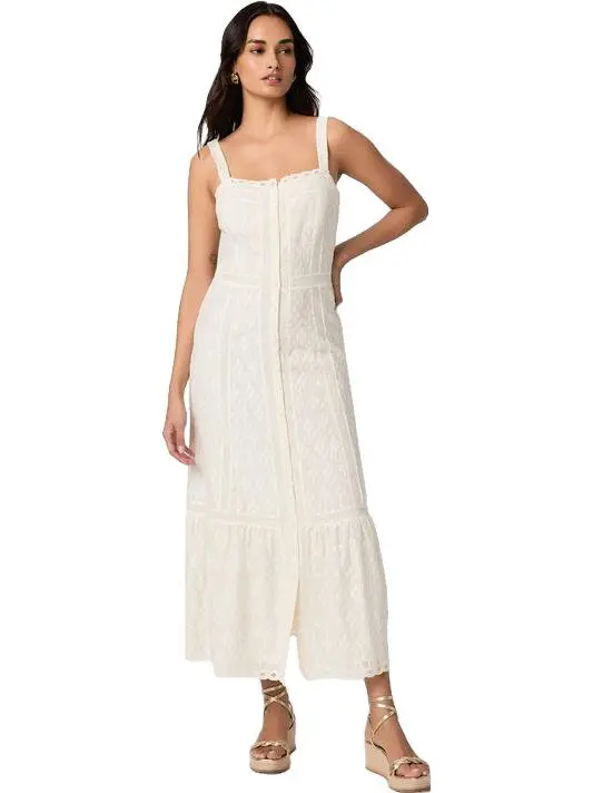 Paige Kelli Midi Dress - White
