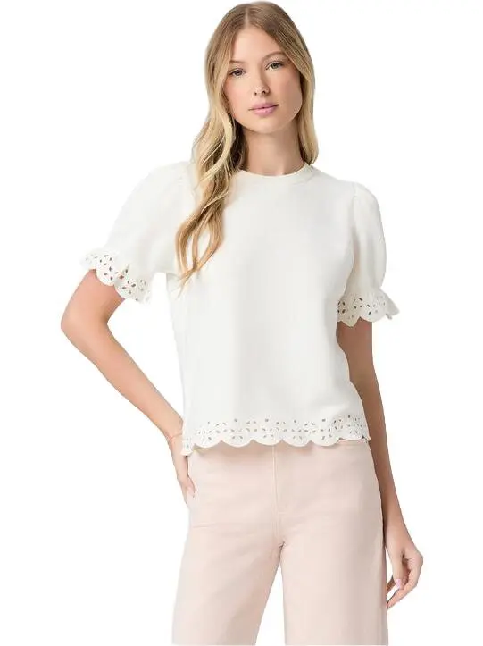 Paige Ciabatta Top - Neutral