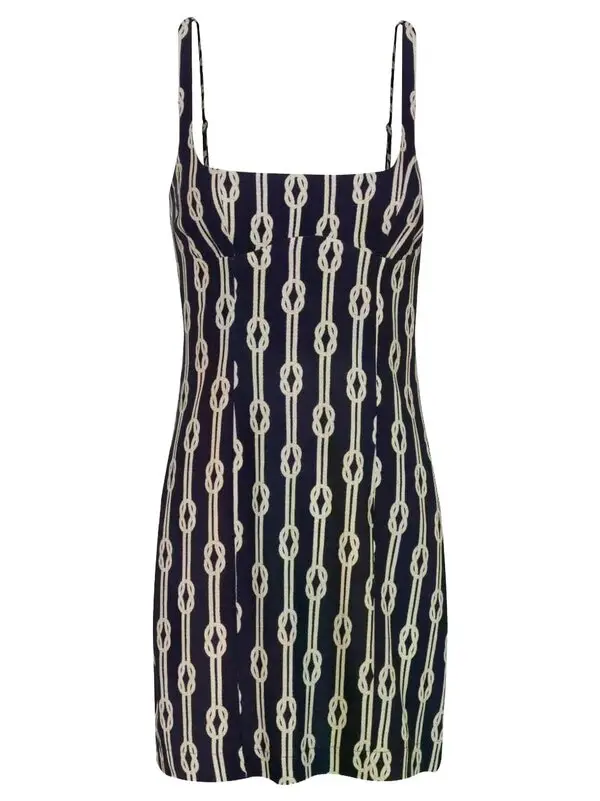 LENNY NIEMEYER Patterned Mini Dress - Blue