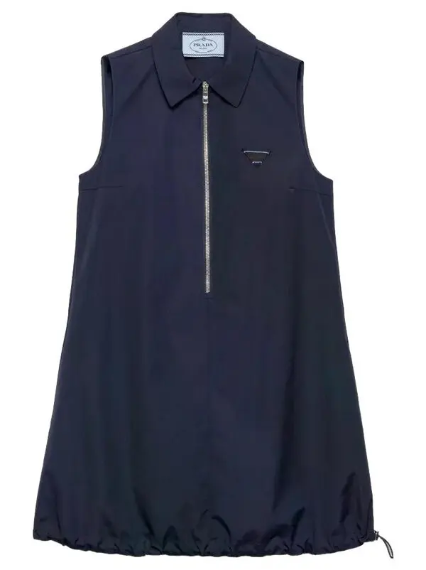 Prada Poplin Mini-dress - Blue