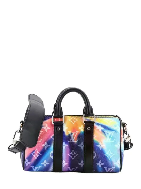 LOUIS VUITTON Keepall Bandouliere Xs Crossbody Bag Monogram Sunset Canvas Limited Edition - Multicolour