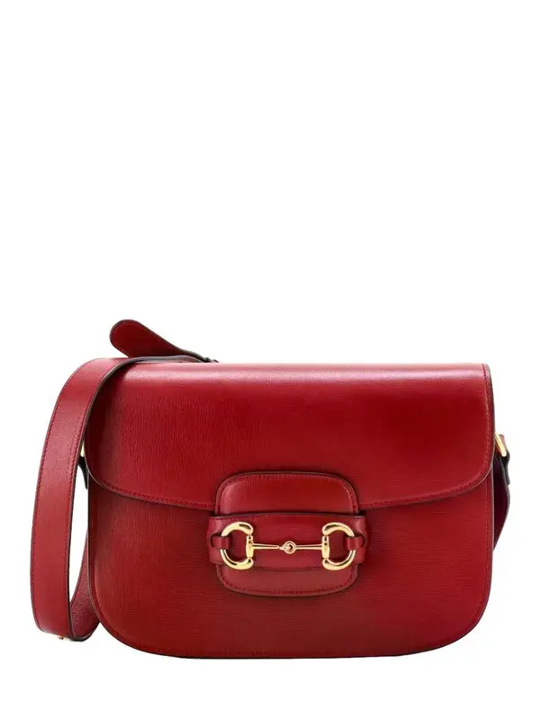 Gucci Horsebit 1955 Small Shoulder Bag - Red
