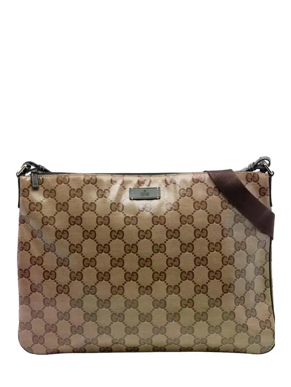 Gucci Gg Crystal Crossbody Bag - Neutrals