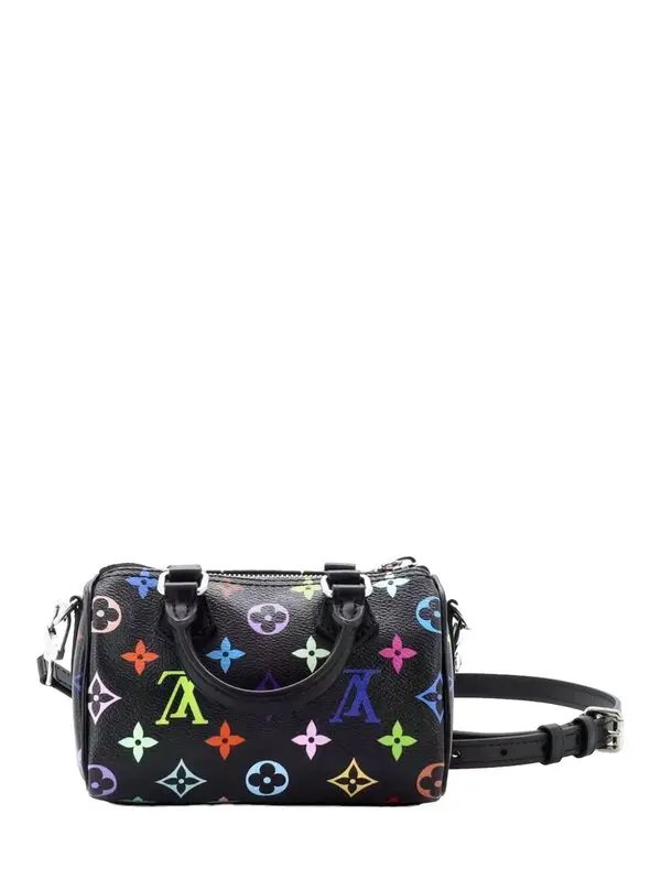LOUIS VUITTON X Takashi Murakami Speedy Bandouliere Nm Nano Satchel - Black