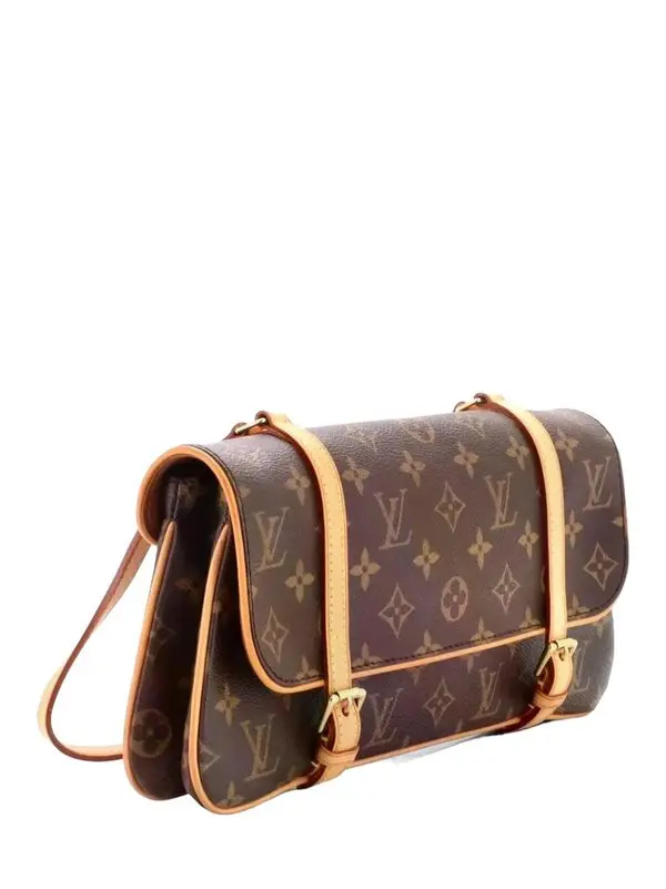 LOUIS VUITTON Marelle Monogram Canvas Shoulder Bag - Brown