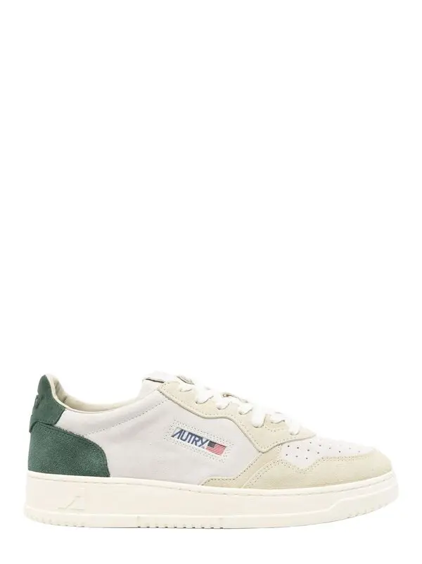 AUTRY Medialist Low Leather Sneakers - Green