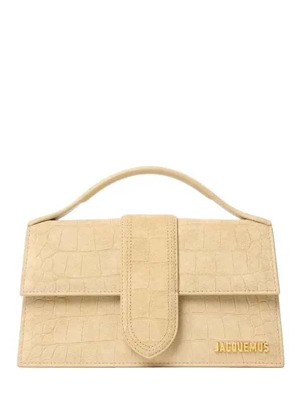Jacquemus Le Grand Bambino Leather Handbag - Beige
