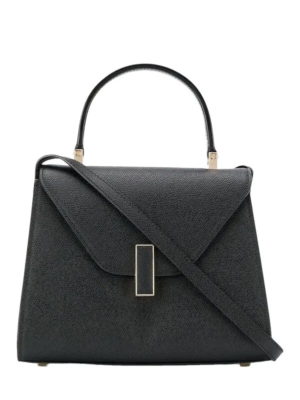 VALEXTRA Iside Mini Leather Handbag - Black